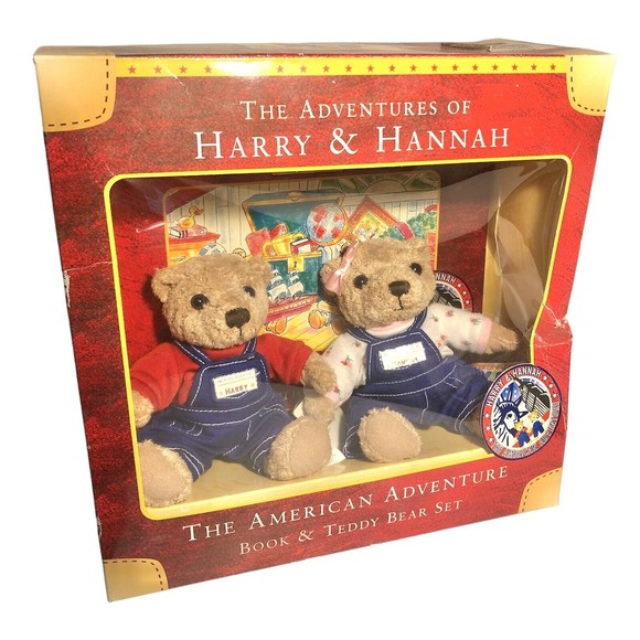 Toys | The Adventure Of Harry Hannah The American Adventure Book Teddy ...